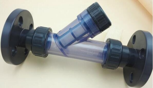 125 Psi Pvc Clear Y Water Meter Strainer 3 Dia , Socket Ends 20 Mesh ...