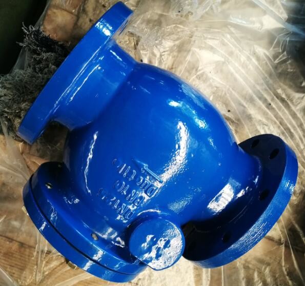DI Construction Flanged Swing water check valve with Cast iron ...