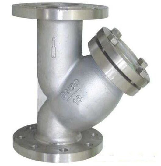 PN16 Raised Face Flange End Industrial Water Strainers Cast Steel Body ...