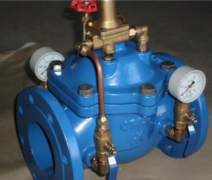 Self Acting Pressure Control Pressure Sustaining Valve For Reducing The ...